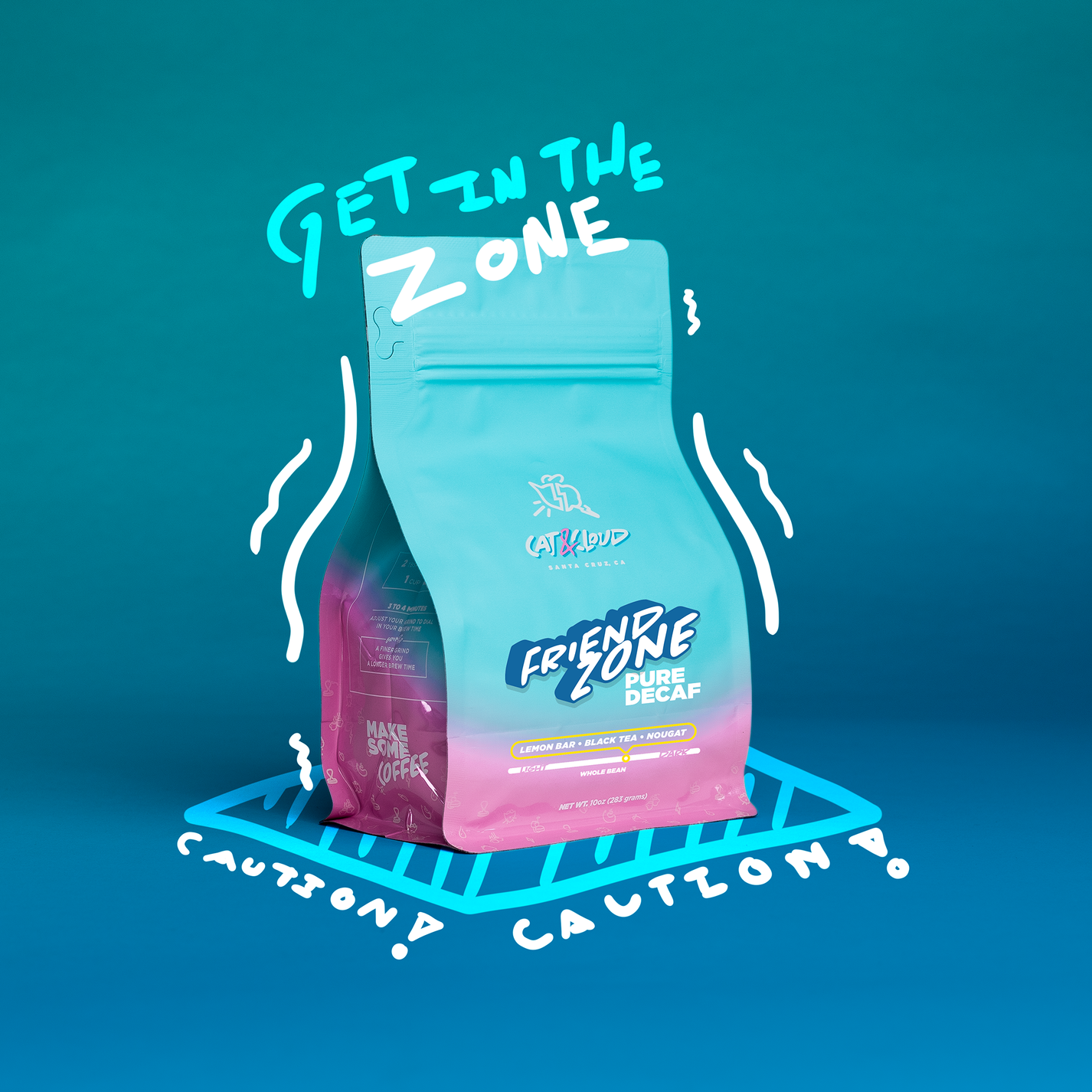 Cat & Cloud Coffee: Friend Zone Decaf